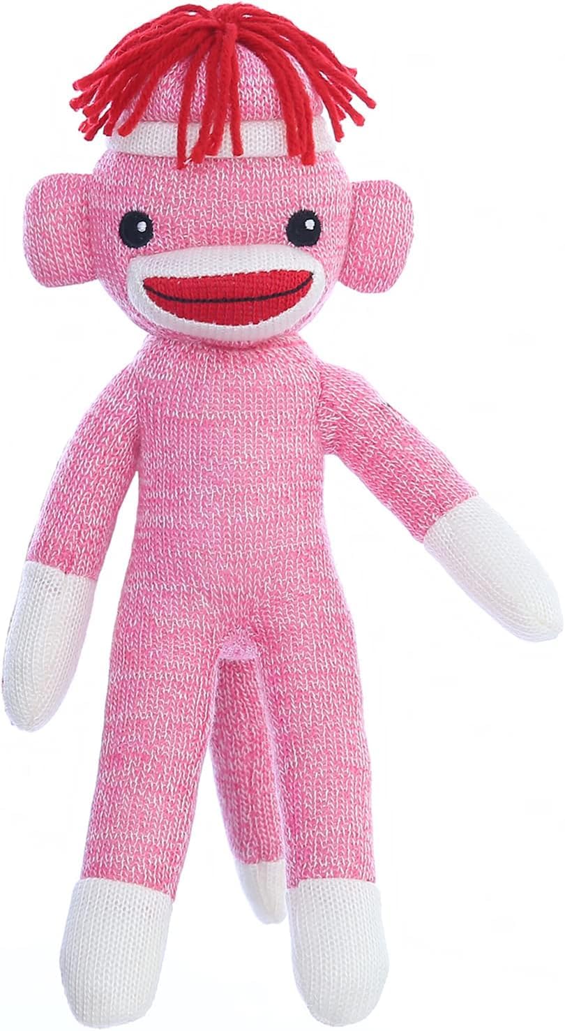 Amazon.com: Made By Aliens Adorable Sock Monkey 8 inch, The Original ...