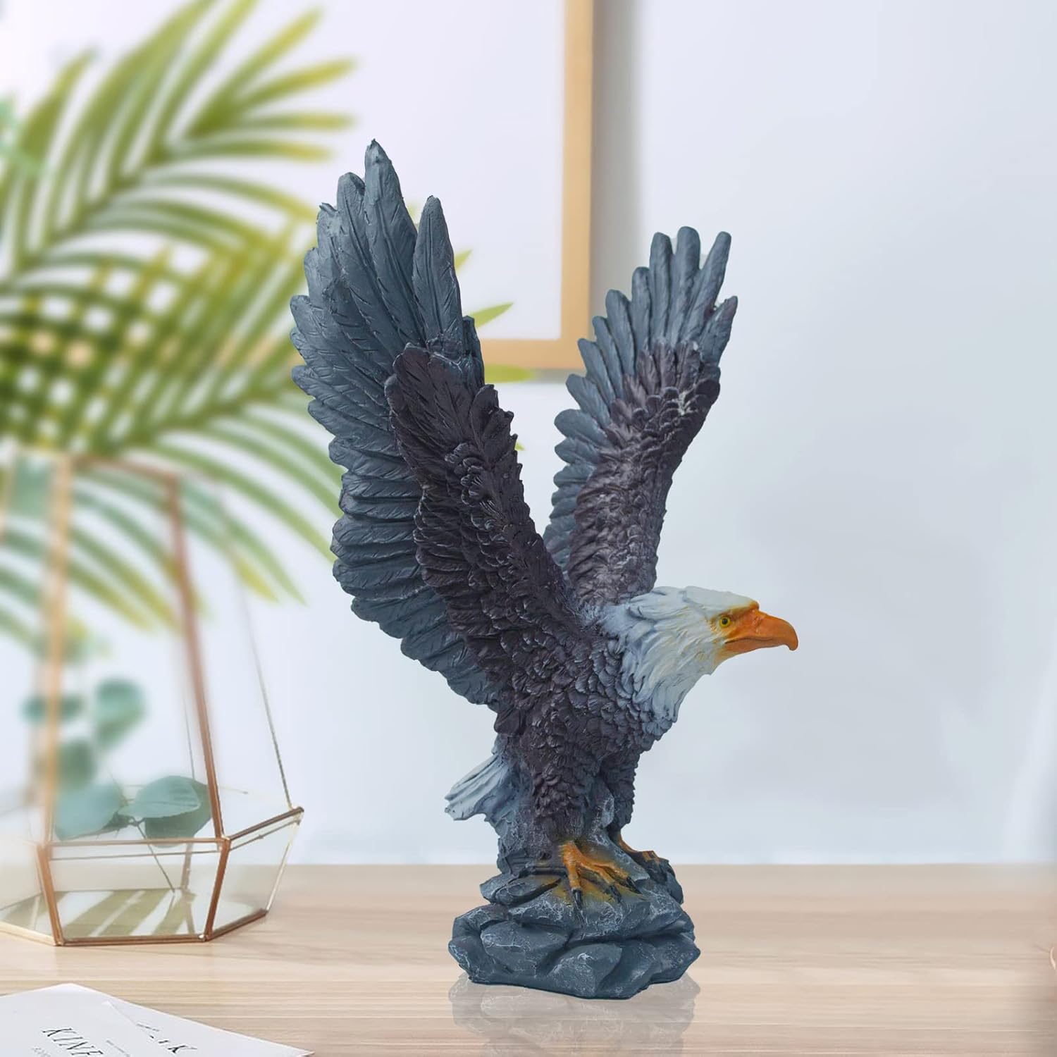 Amazon.com: KARLIOBE Trump Eagle Flag Pole Topper, 12" Bald Eagle Flag ...