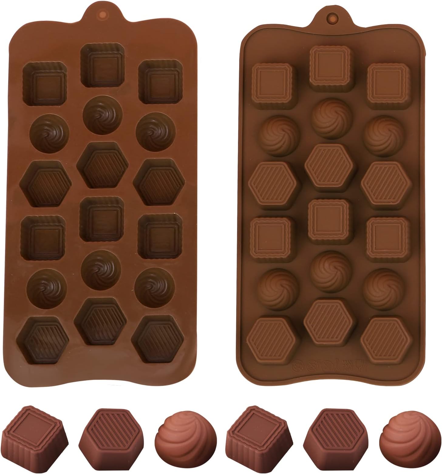 Amazon.com: Mrs. Anderson's Baking Chocolate Mold, Truffle, European ...