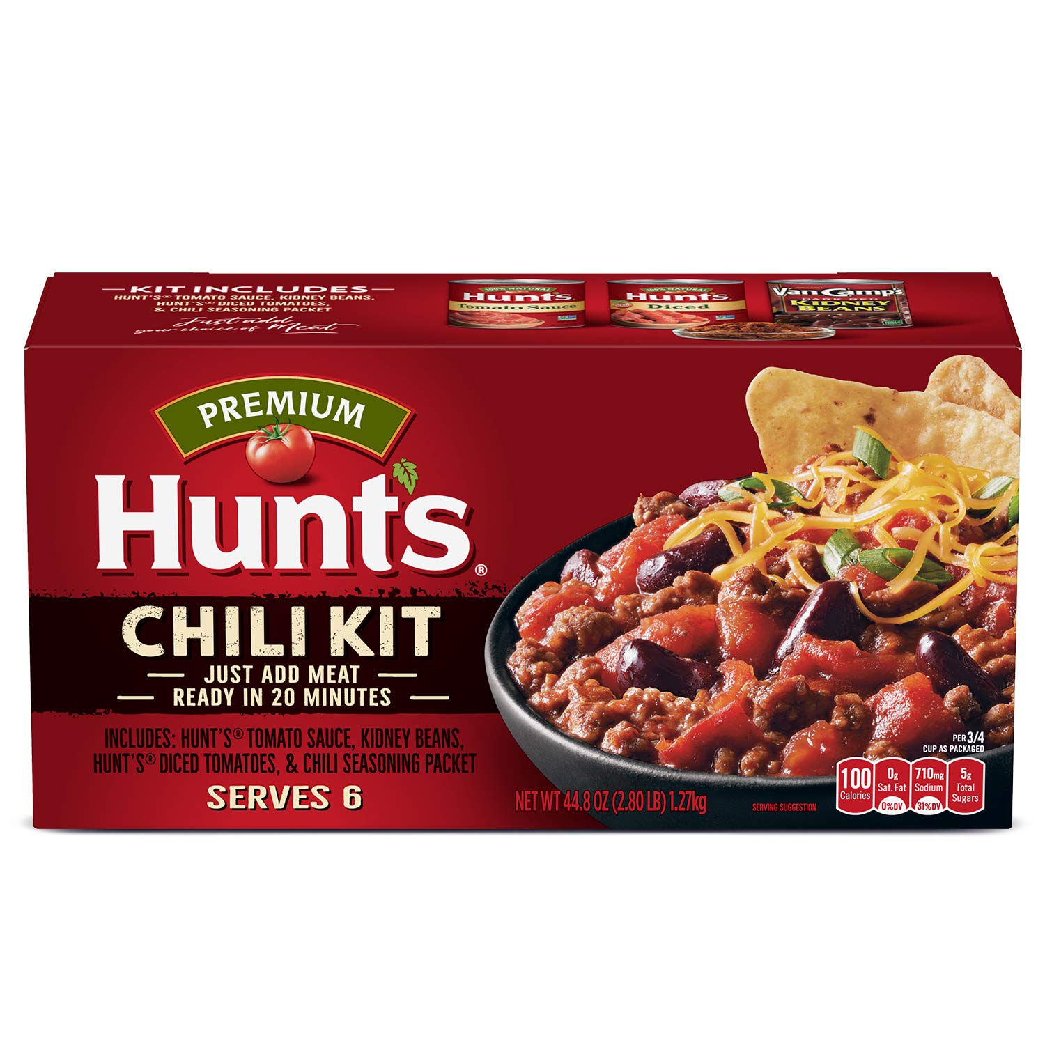 Amazon.com : Hunt's Chili Kit, 44.8 oz : Grocery & Gourmet Food
