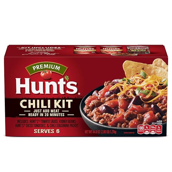 Amazon.com : Hunt's Chili Kit, 44.8 oz : Grocery & Gourmet Food