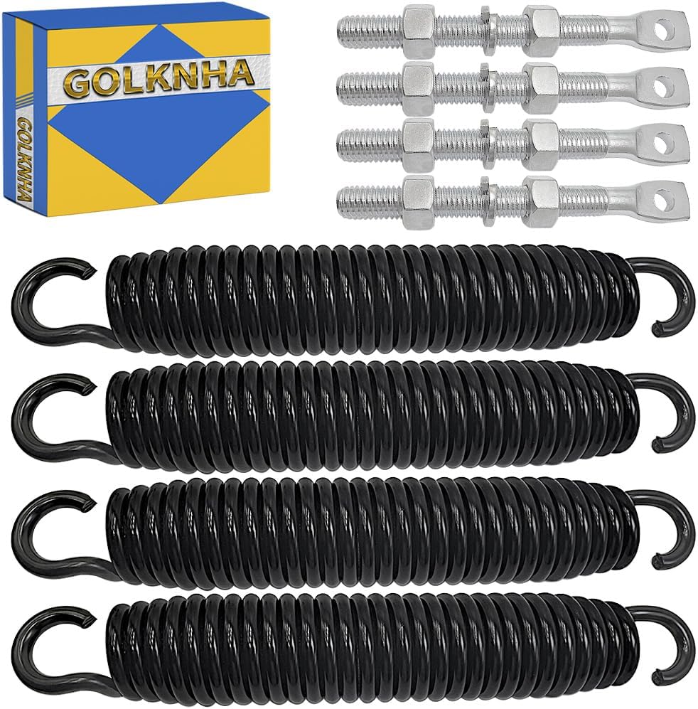 Amazon.com: GOLKNHA 4 Pack Snow Plow Trip Spring Kit W/Eyebolts for ...