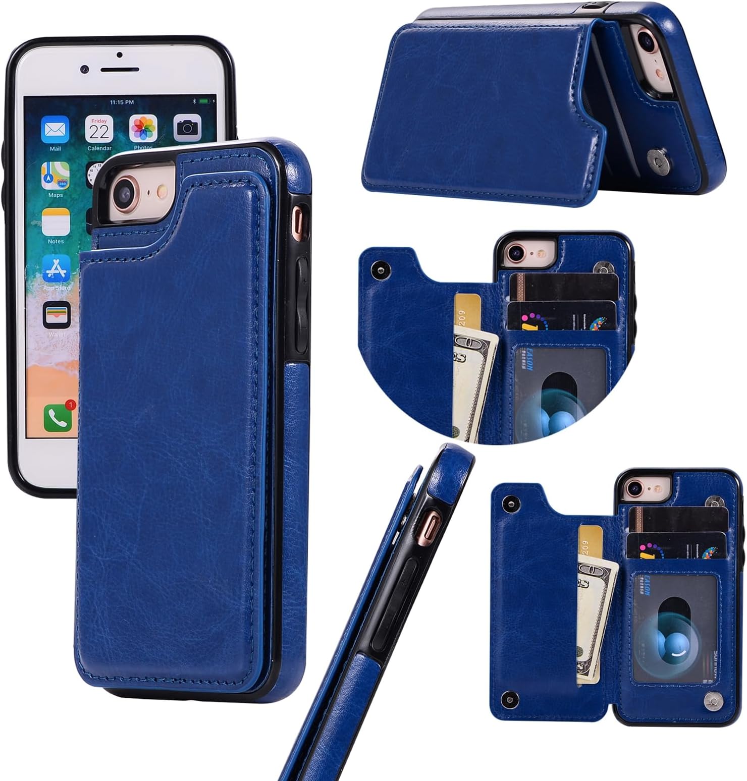 Amazon.com: for iPhone 7 Plus/8 Plus Wallet Case with Card Holder,OT ...