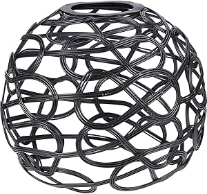 TEHAUX Metal Lampshade, 1.2 inch Hole Wire Metal Bulb Guard 3.9 inch ...