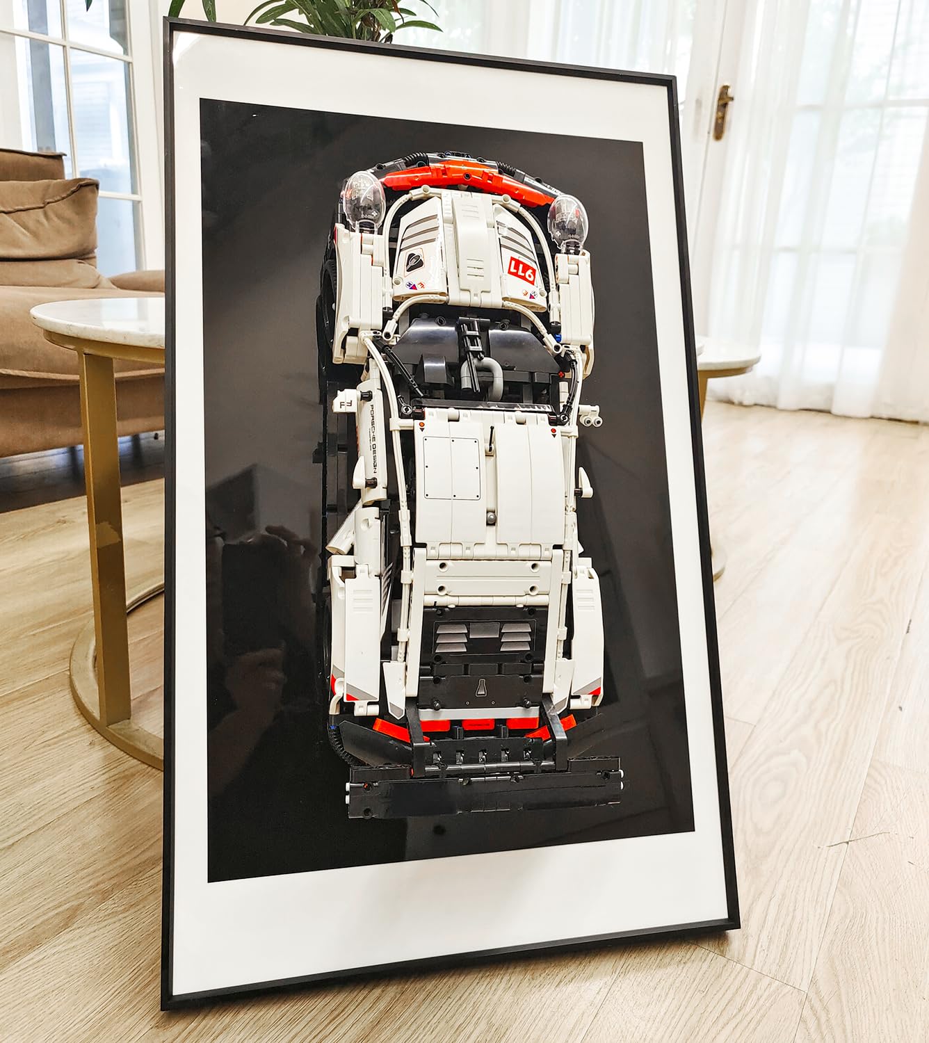 iCUANUTY Display Wall Mount for Lego Technic Porsche 911 RSR Race Car ...