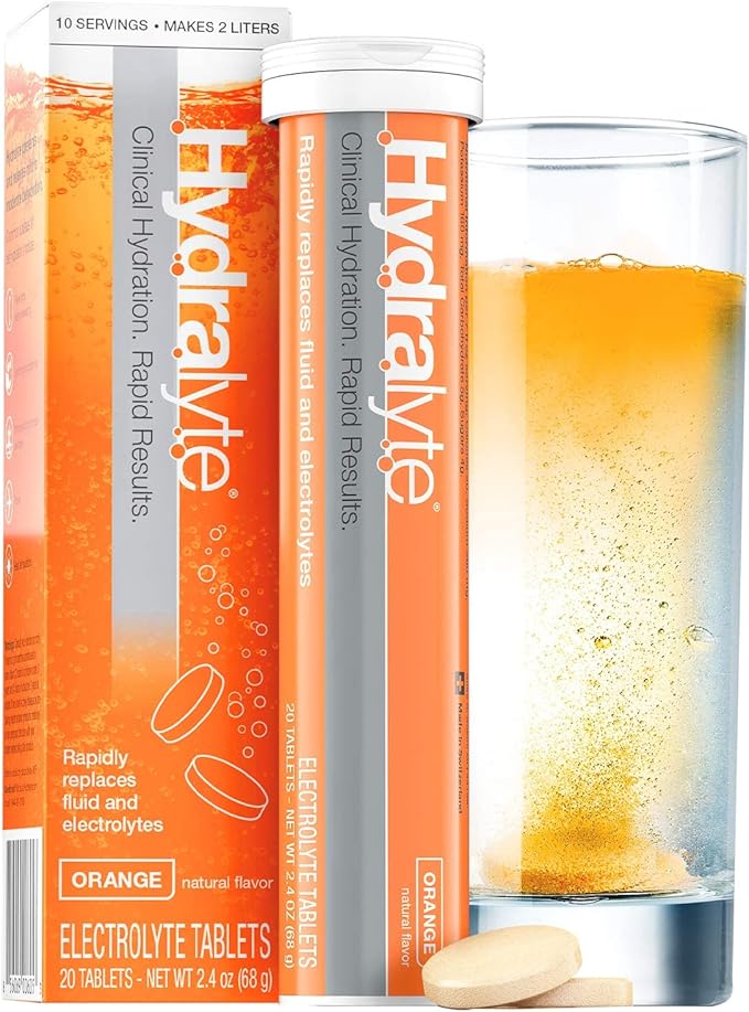 Amazon.com: Hydralyte Electrolyte Drink Tablets | Effervescent ...