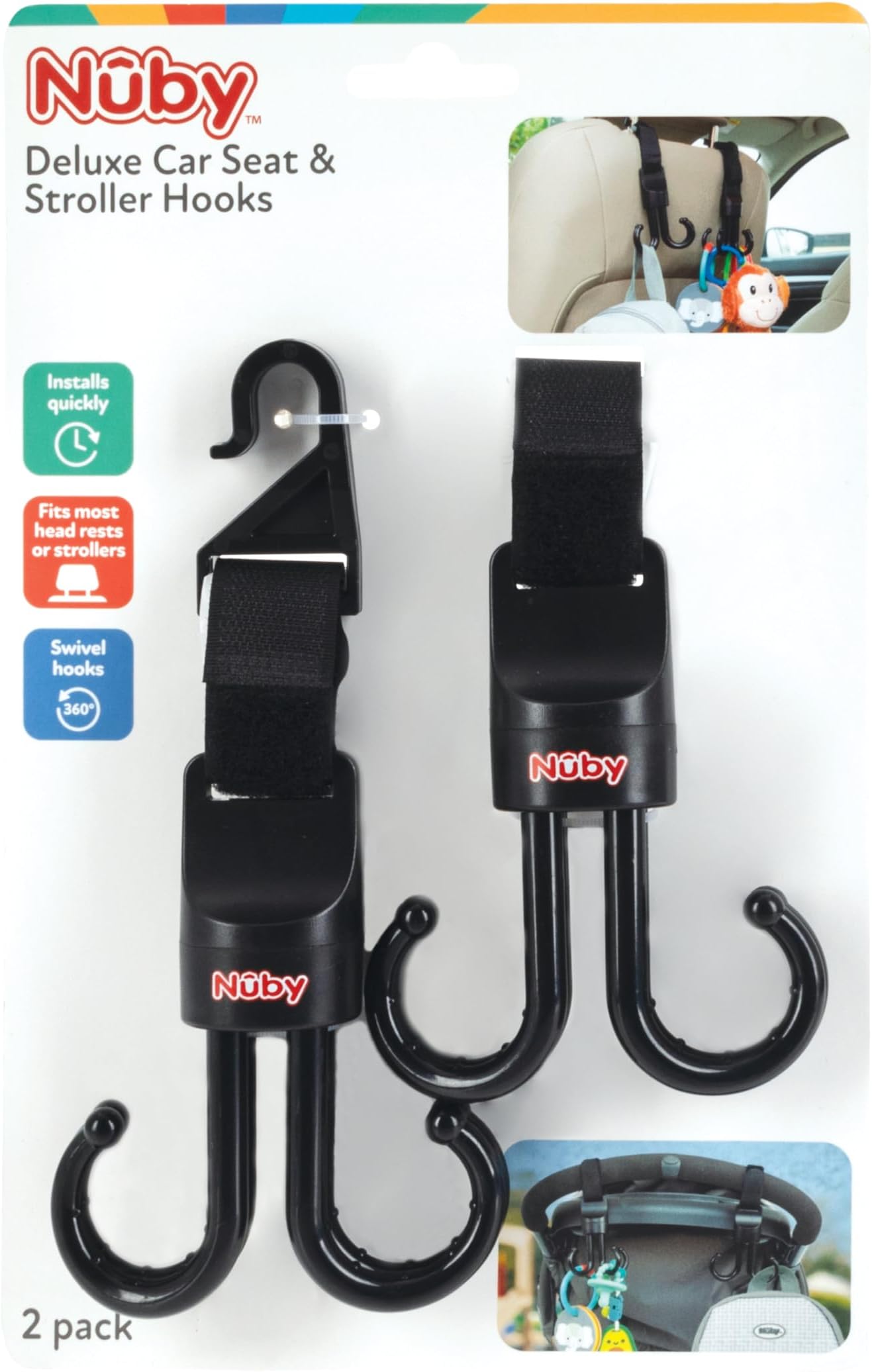 Amazon.com: Nuby 2-in-1 Deluxe Adjustable Baby Stroller & Car Seat ...