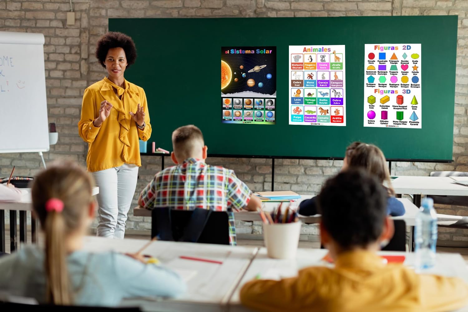 12 Spanish English Bilingual Educational Posters Philippines | Ubuy