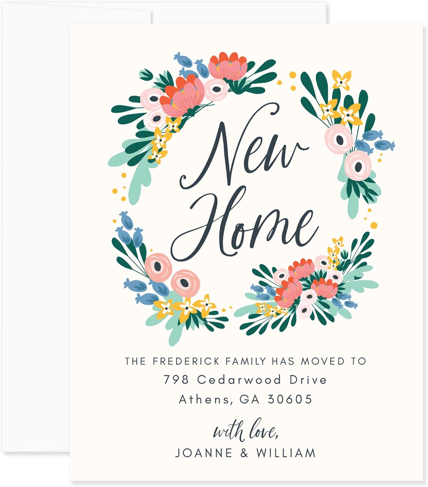 Amazon.com : Stonehouse Collection Home Sweet Home New Address Card ...