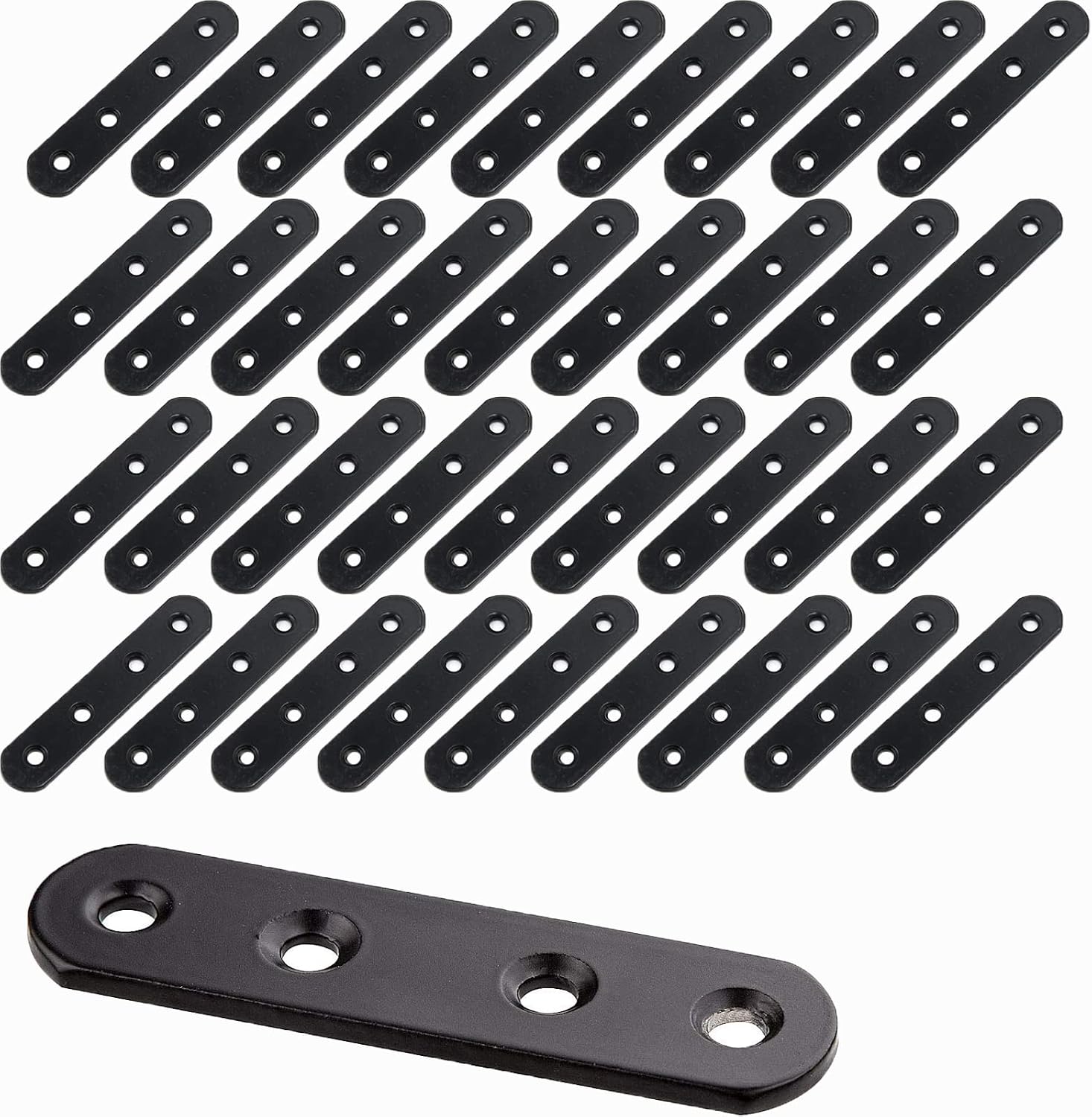 ASelected Lot de 40 Pattes D'assemblage Plaque Perforée Plates ...