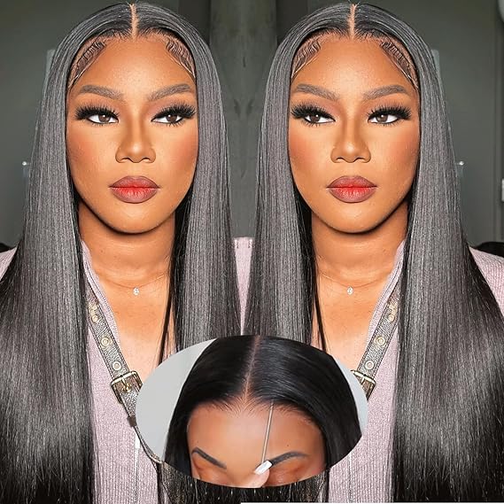 Amazon.com : KPROYU 9x6 Glueless Wigs Human Hair Pre Plucked Pre Cut HD ...