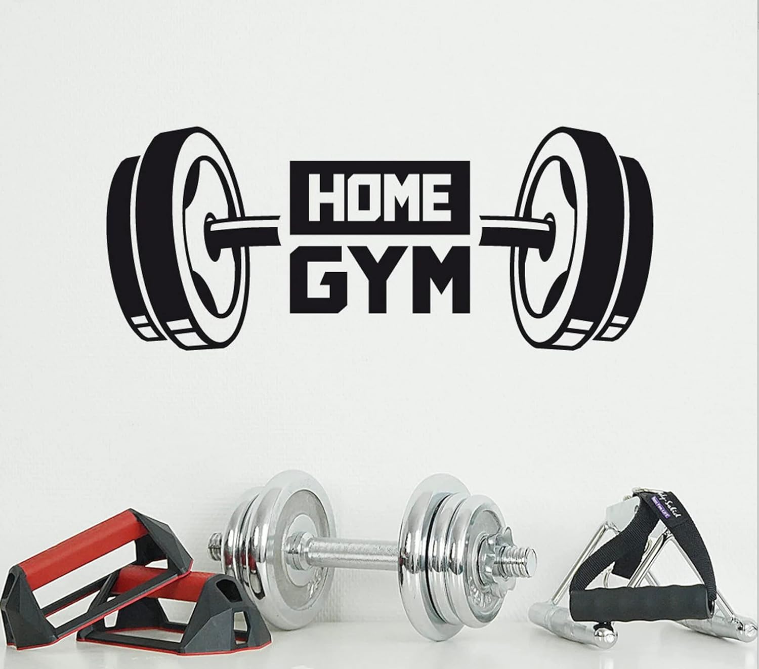 Amazon.com: Home Gym Decal Art Wall Vinyl Sticker for Fitness Rooms ...