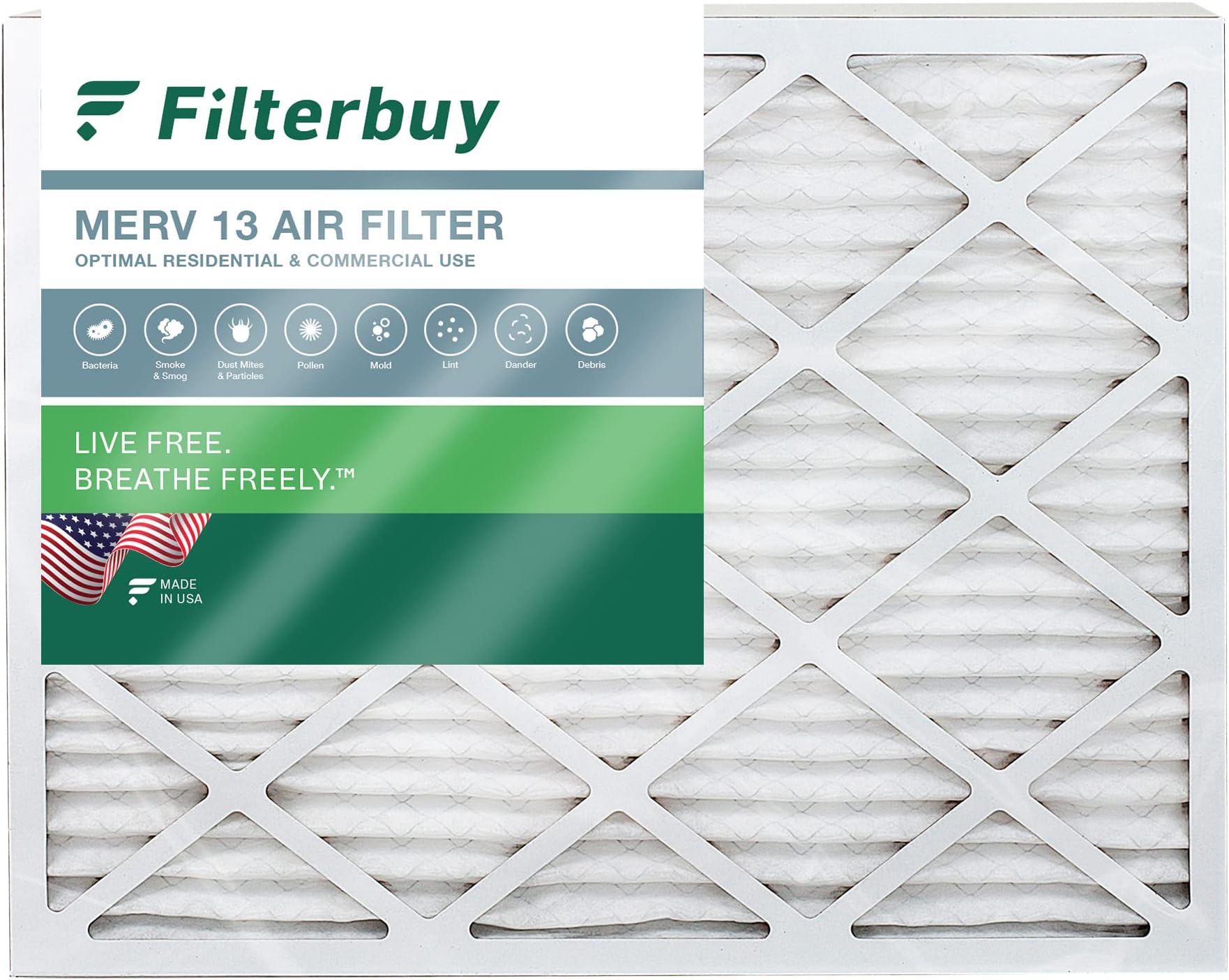 Aerostar 14x18x1 MERV 11 Pleated Air Filter, AC Furnace Air Filter, 6 ...