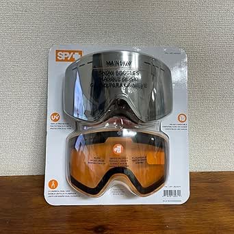 Amazon.co.jp: スパイ MSTAY 大人用 スノーゴーグル セット 2622079 : ホビー