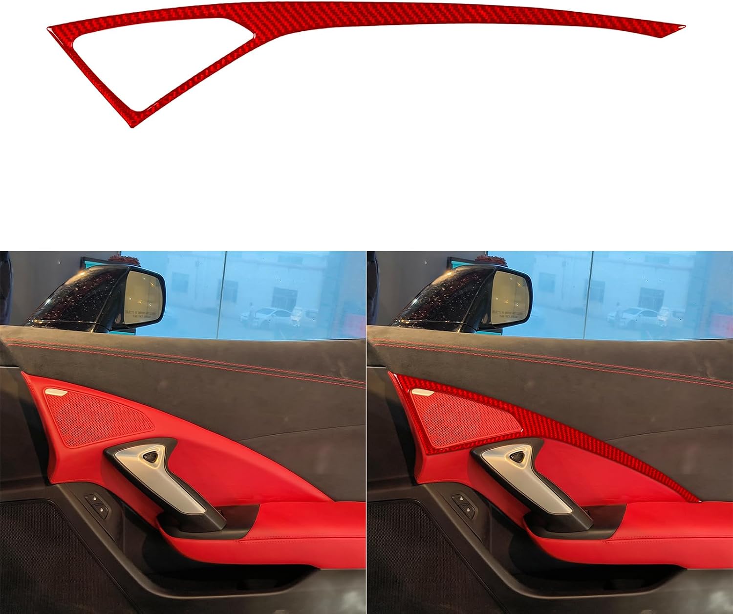 Amazon.com: Real Quality Carbon Fiber Decal Car Co-Pilot Side Sticker ...