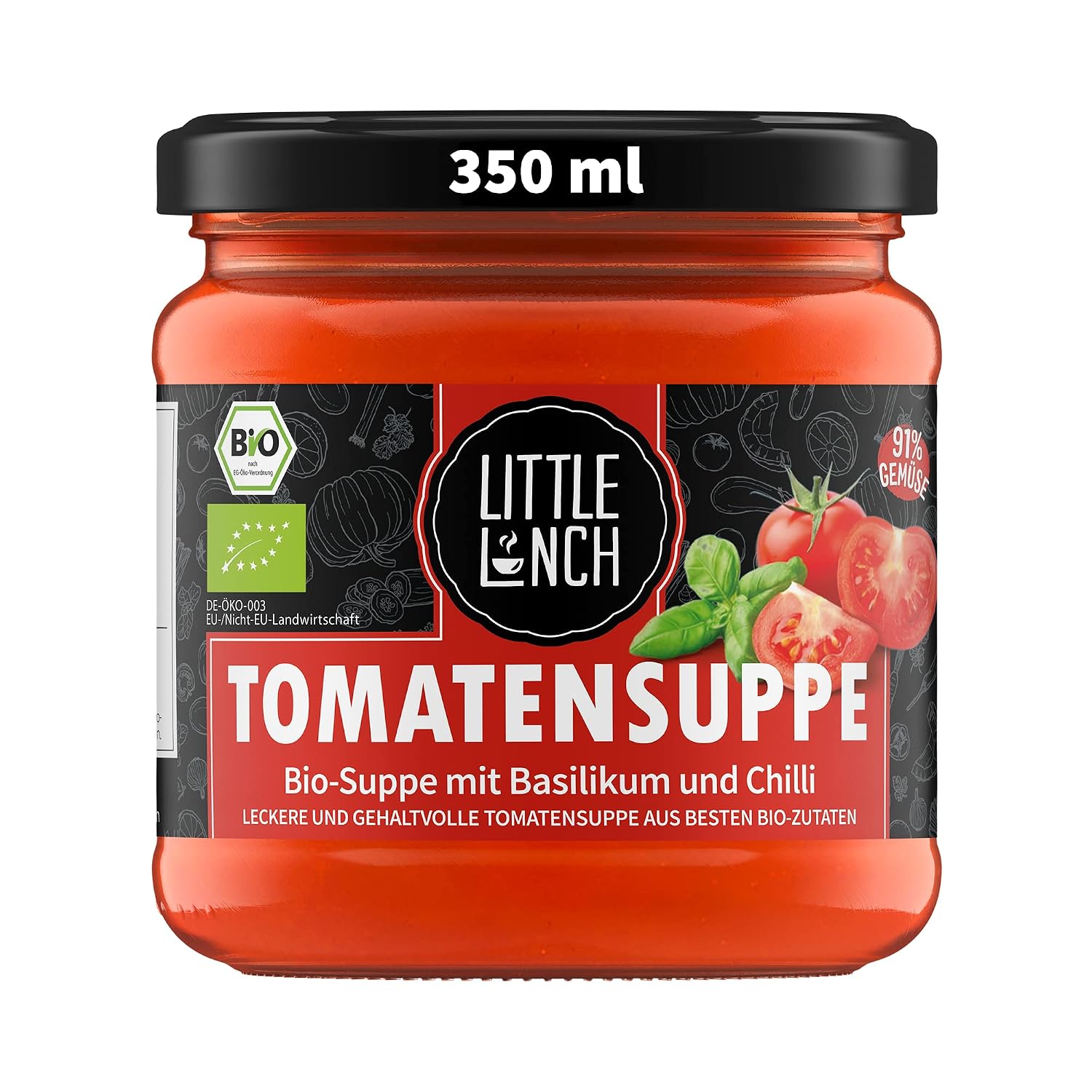 Little Lunch Bio Tomatensuppe | 100% Bio-Qualität | Vegan | Ohne ...