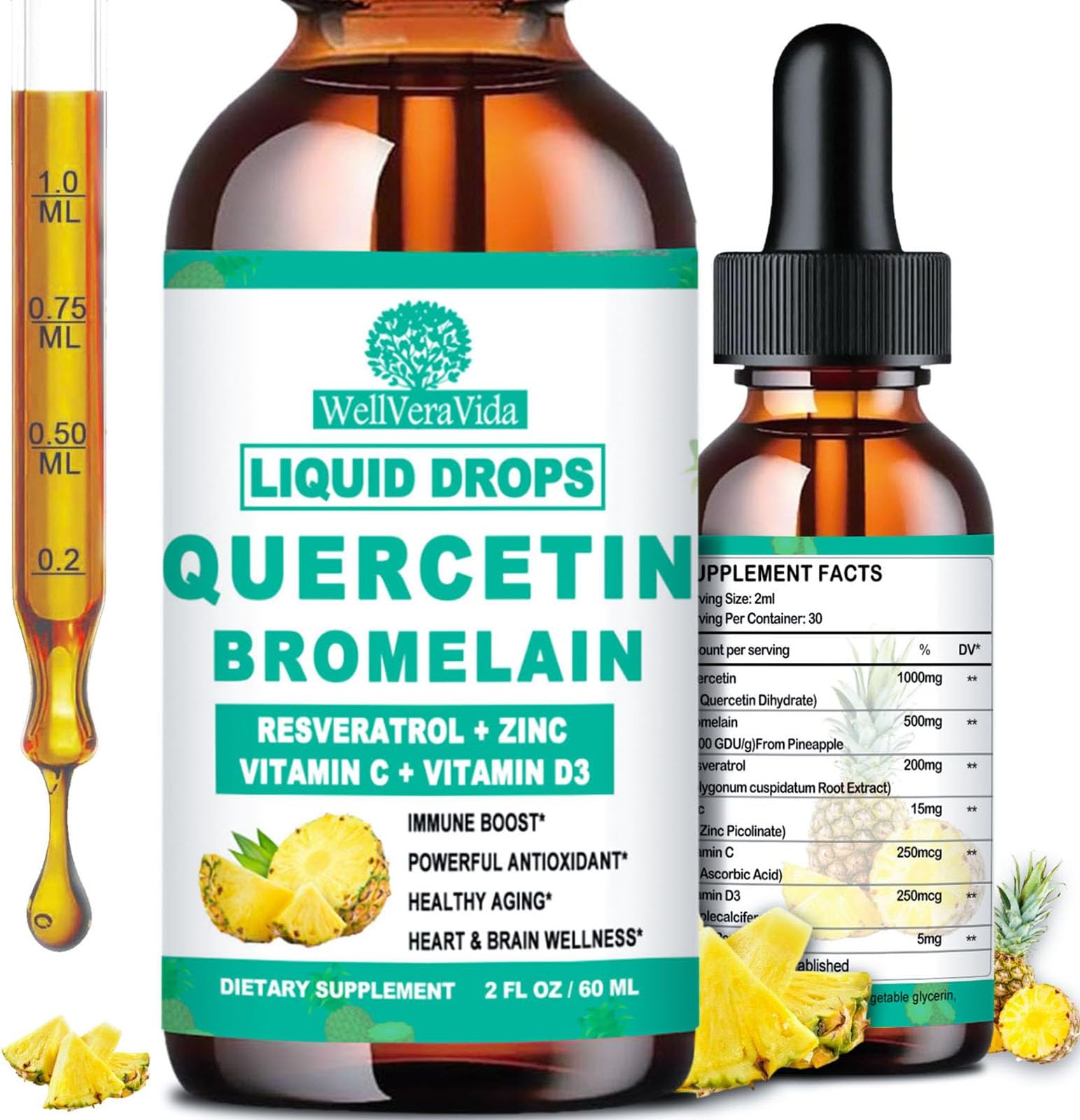 Amazon.com: GIVOL Organic Raw Bromelain Mist-Liquid Pineapple Extract ...