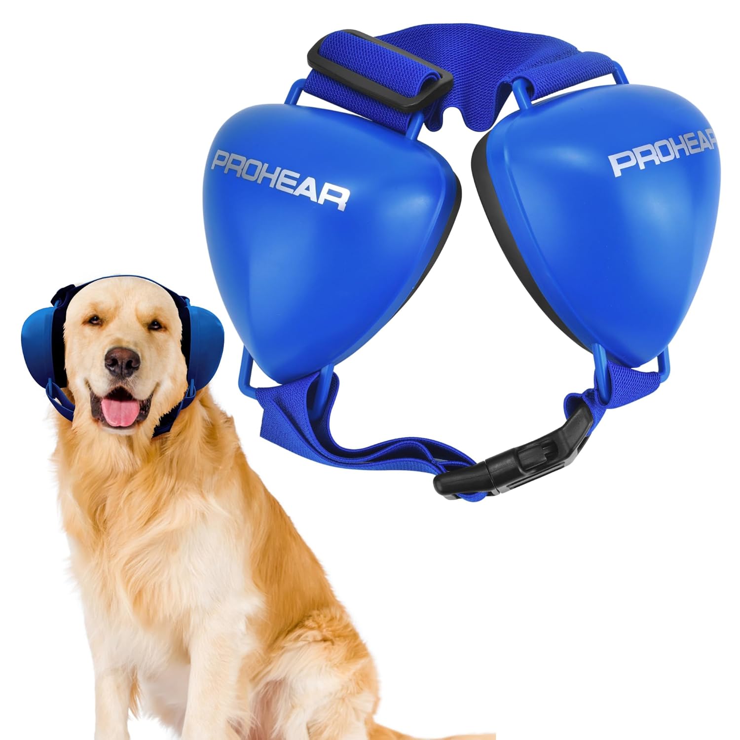 PROHEAR Dog Ear Muffs Hearing Protection for Dogs, NRR 28dB Noise ...