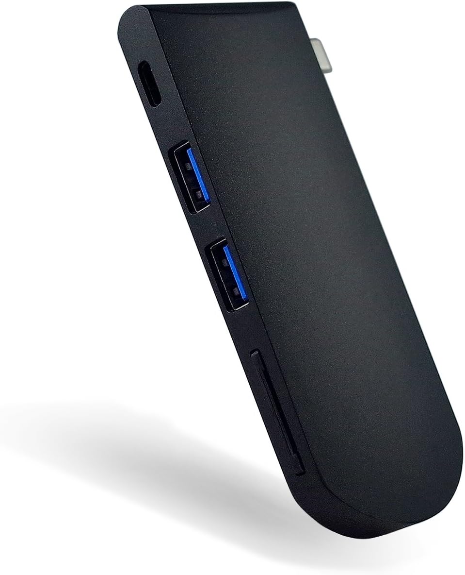 Amazon.com: BaseQi MacDock USB-C Hub Ninja Stealth SD Slot, USB Type C ...