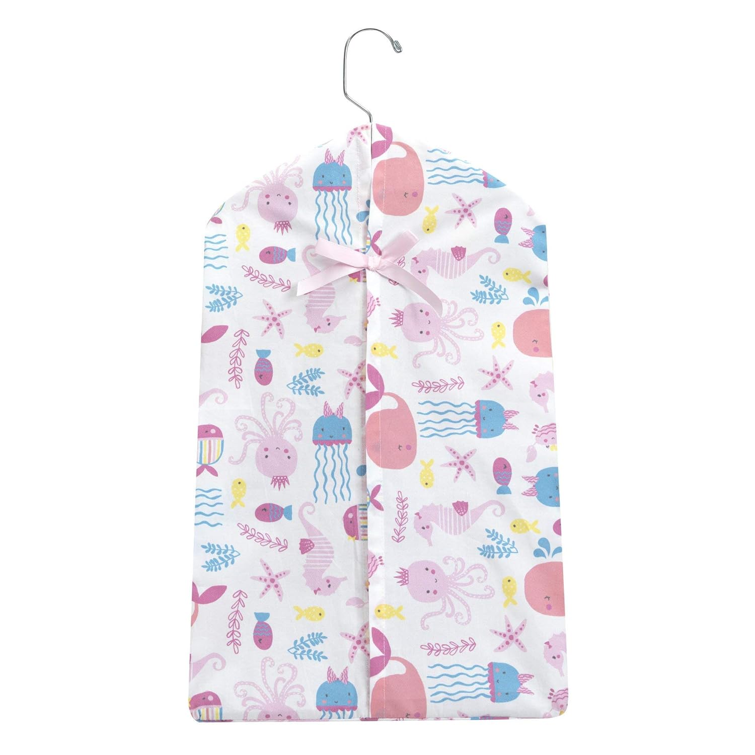Amazon.com : Bedtime Originals Sugar Reef Aquatic Diaper Stacker, Pink ...