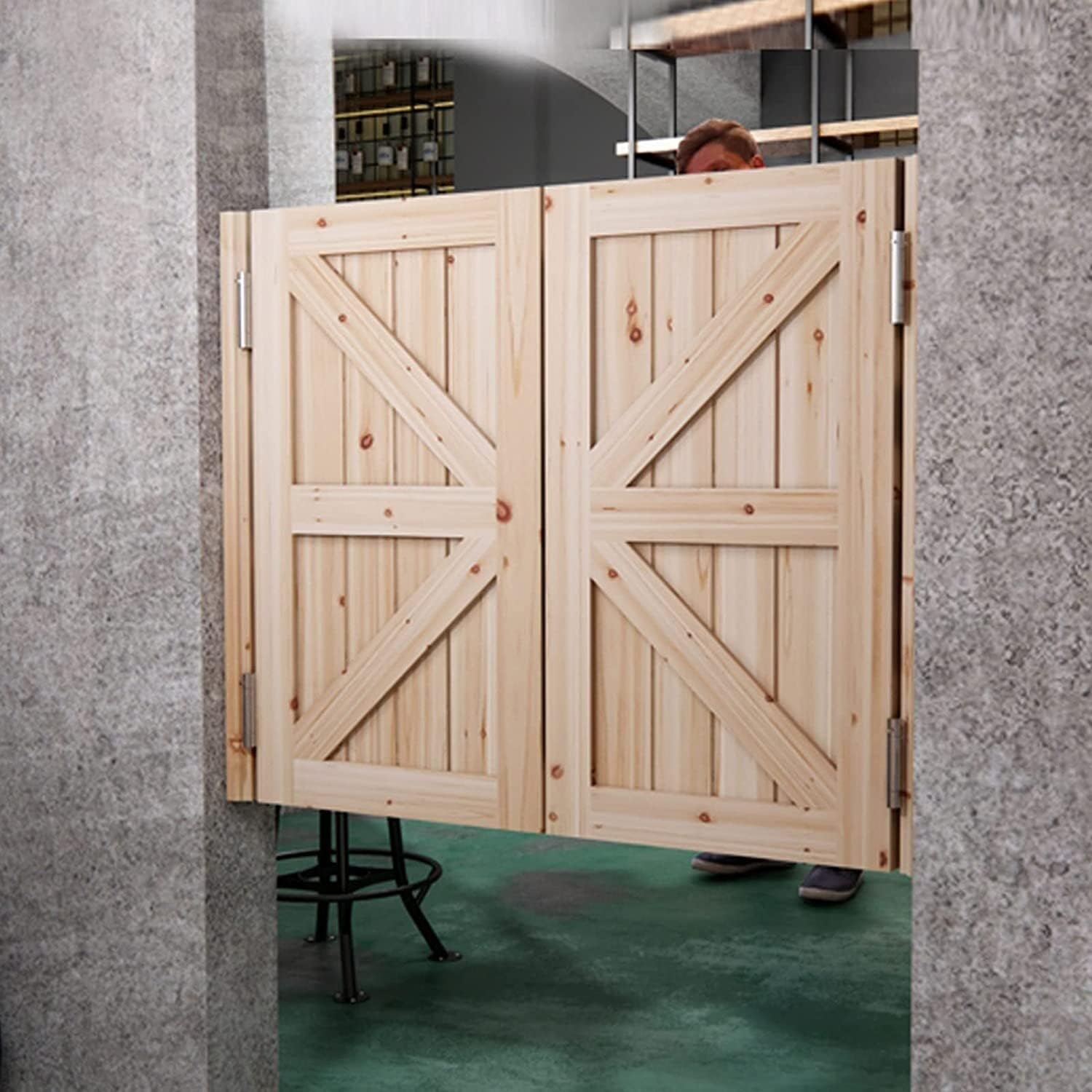 Amazon.com: AWDIUM Cafe Swing Doors, Saloon Western Style Swinging Bar ...