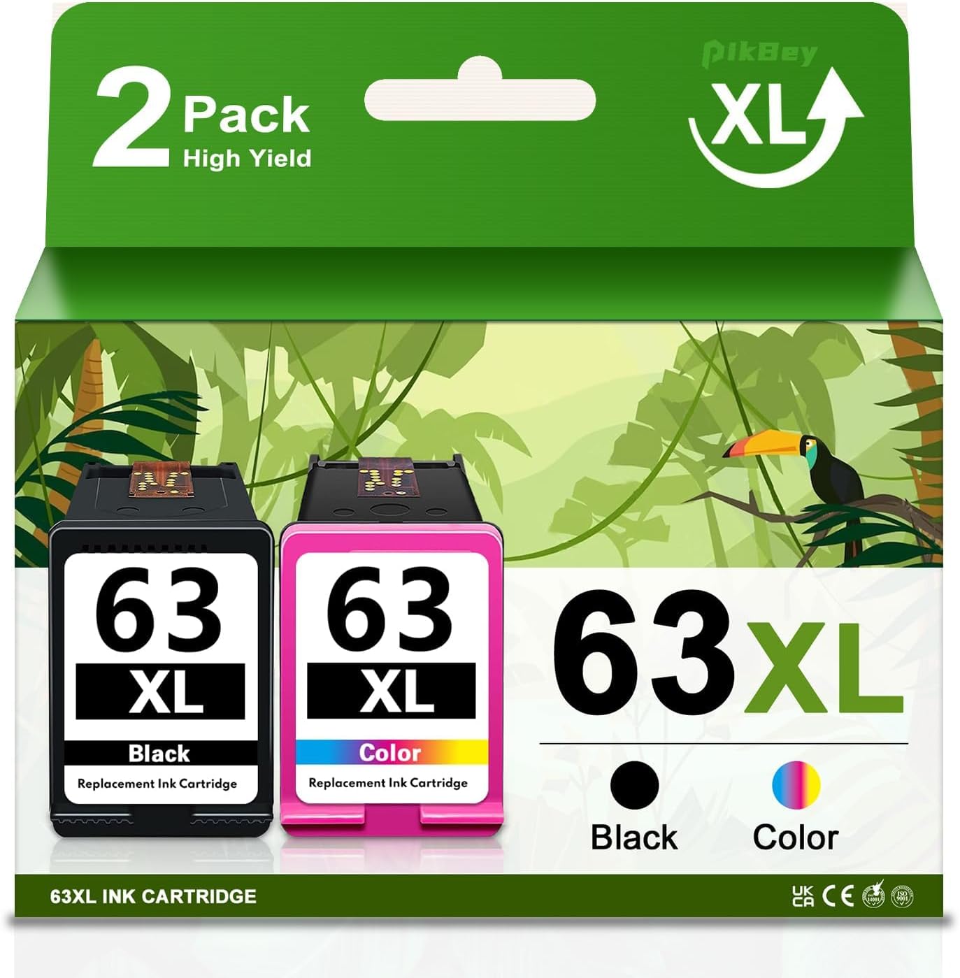 Amazon.com: 63XL Ink Cartridges Replacement for HP Ink 63 63XL ...