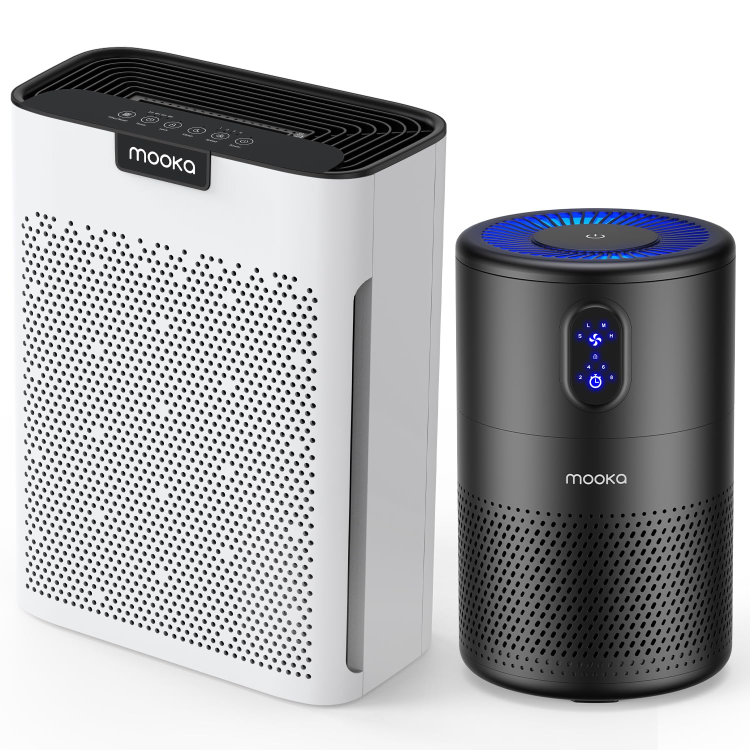 Amazon.com: MOOKA Air Purifiers KJ190L + B-D02 for Home Large Room 2000 ...