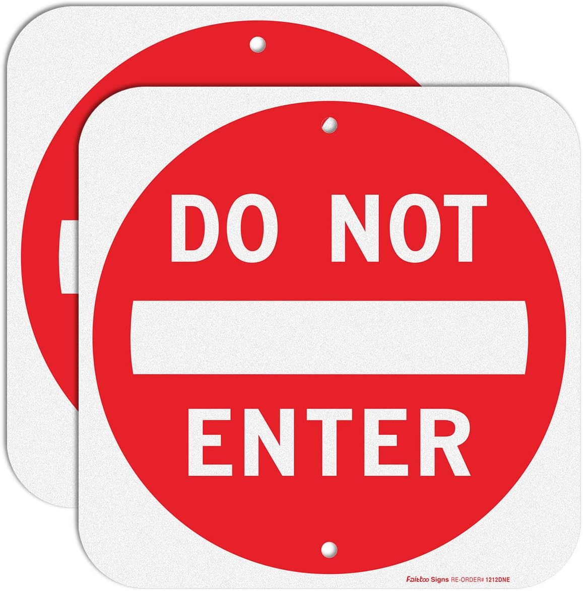Do Not Enter Sign - 8x12 inches Aluminum Keep Out Sign - No Entry ...