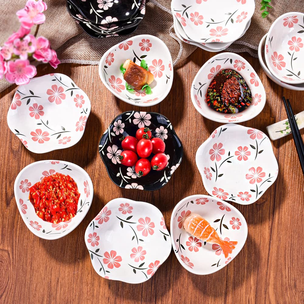 Snapklik.com : Whitenesser Dipping Sauce Bowls Set Of 5, Japanese ...