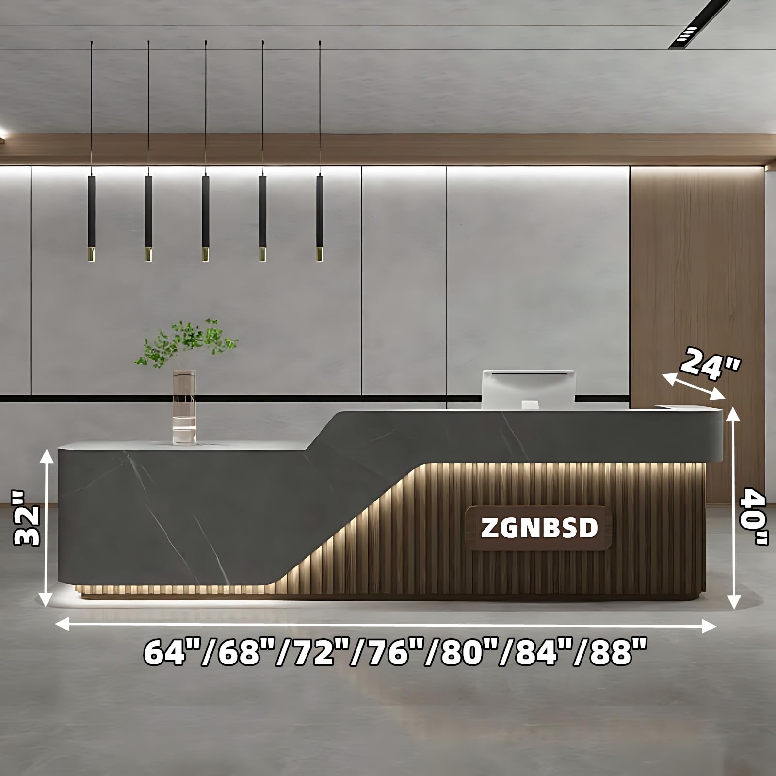 Restaurant Reception Counter Bar Furniture Coffee Design Restaurant