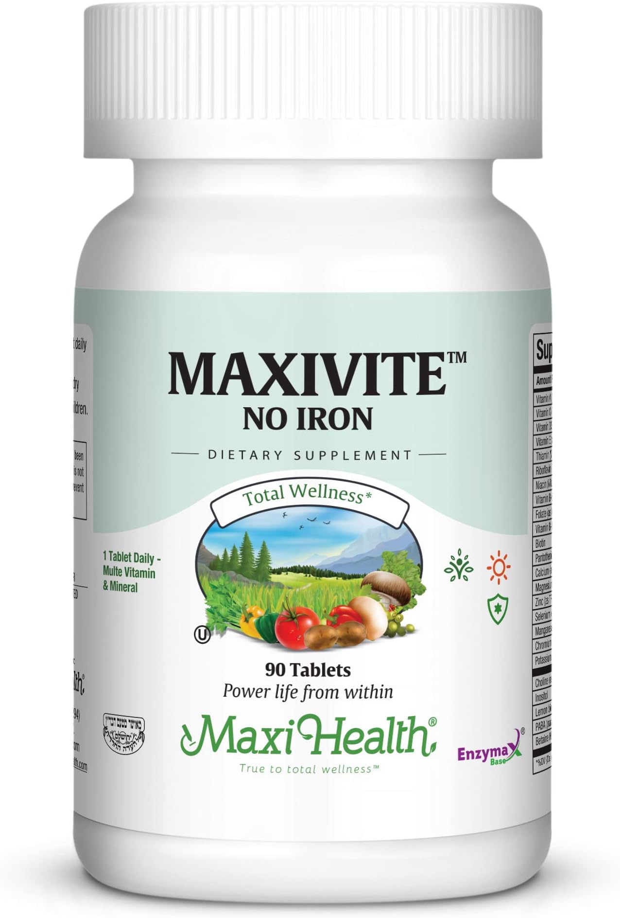 Amazon.com: MaxiVite - No Iron - One a Day Multi Vitamin, 90 Tabs ...