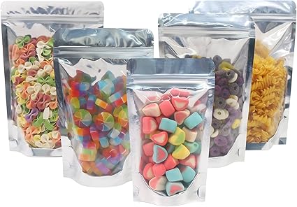 Amazon.com: SumDirect Reusable Aluminium Foil Zipper Stand Up Food ...