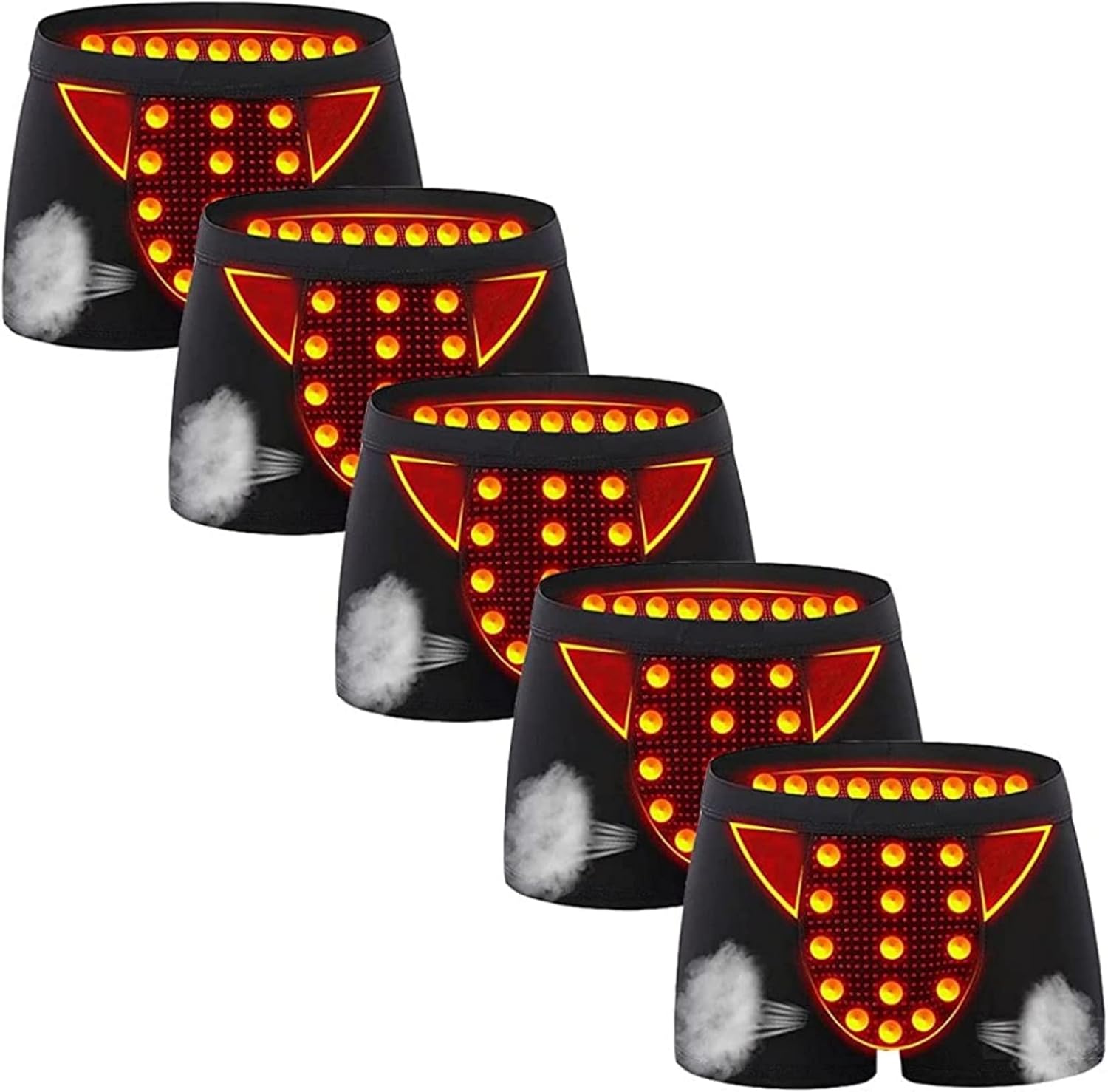 Amazon.com: 5 Packs Magnetic Therapy Energetic Men Pant Underwear Boxer ...