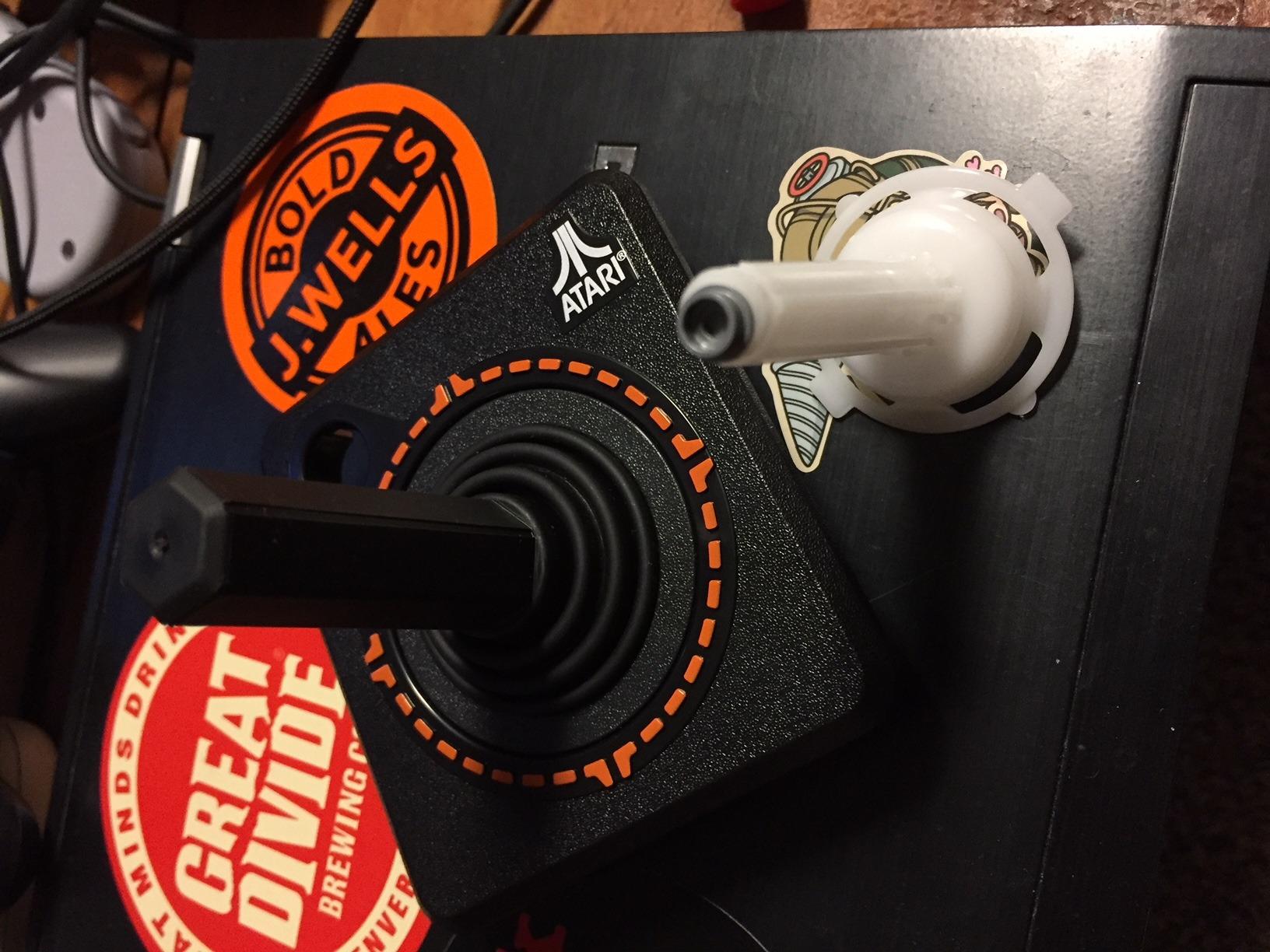 Amazon.com: Basic Fun The Bridge Direct Atari Plug & Play Joystick ...