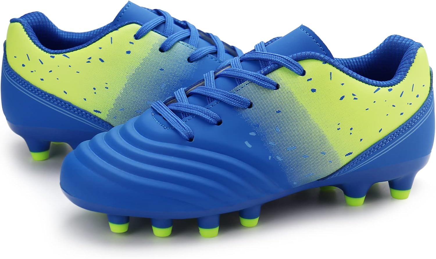 firelli Kids Athletic Soccer Cleats Boys Girls Lace-up Outdoor Football ...