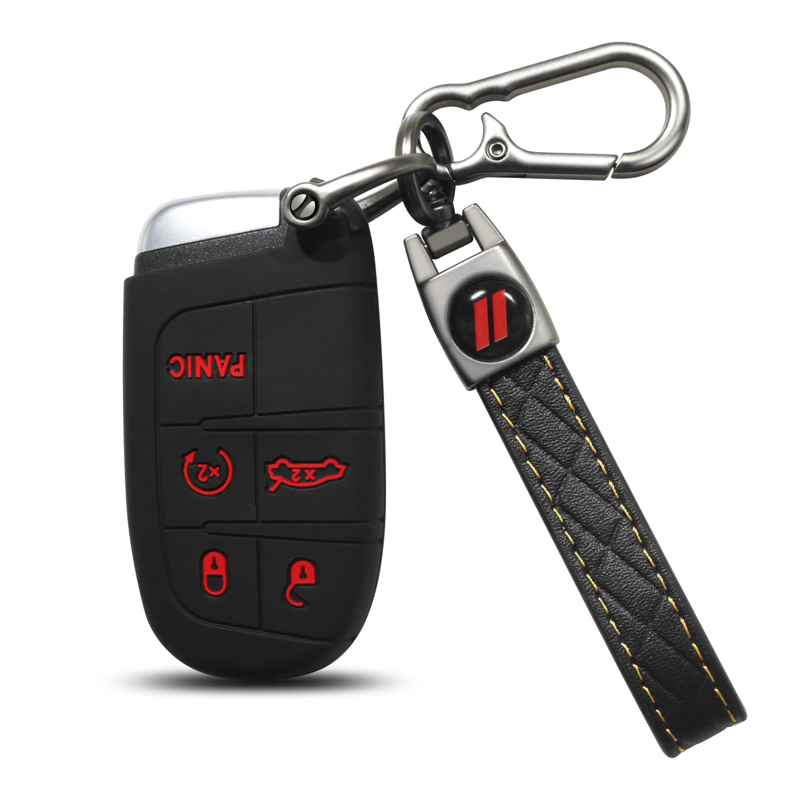 Amazon.com: REMOCH for Dodge Key Fob Cover with Keychain for Dodge ...
