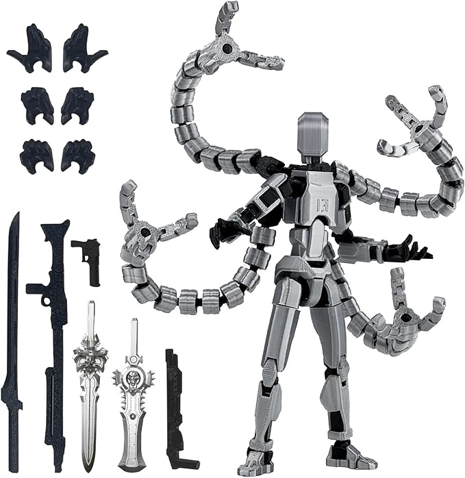 Amazon.com: Already Assembled T13 Action Figure Accessories,T13 Multi ...