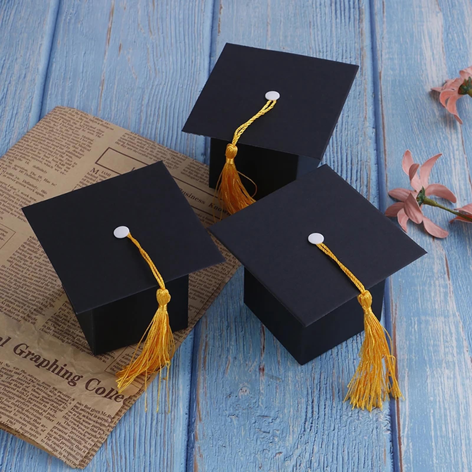 Graduation Hat Favor Boxes