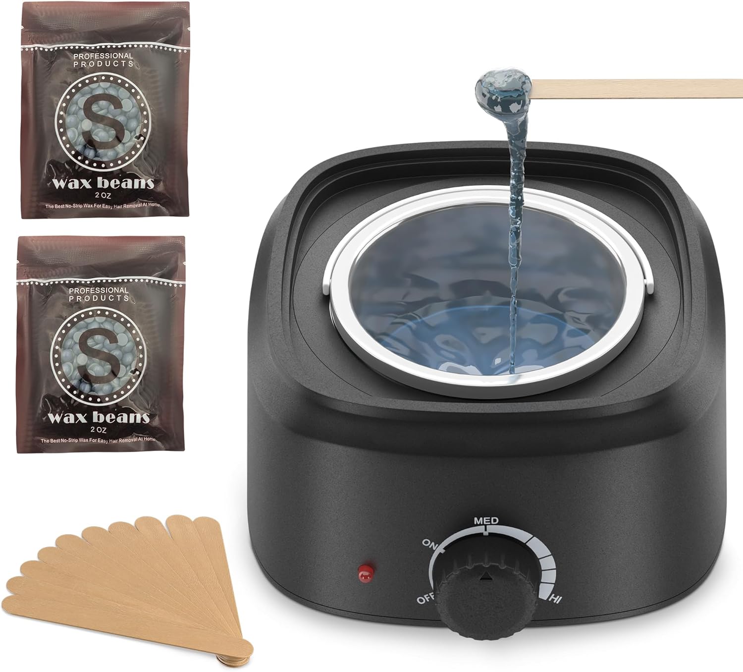 Paraheeter Wax Warmer - Wax kit for Hair Removal,Professional Wax Pot ...