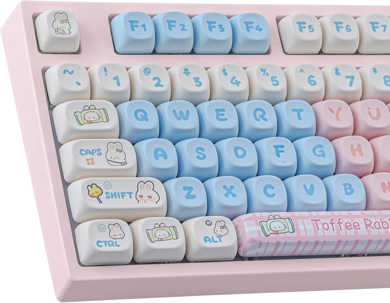 Amazon.com: Tsungup PBT Cute Keycaps for Mechanical Keyboard,Custom MOA ...