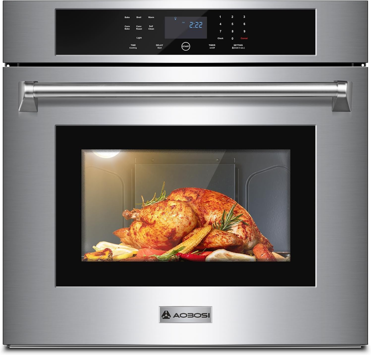 Amazon.com: AAOBOSI Wall Oven 30 inch Single Wall Ovens Electric Built ...