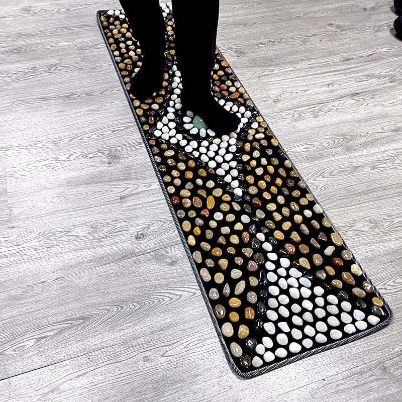 Amazon.com: Pebbles Cobblestone Foot Massage Mat for Reflexology ...