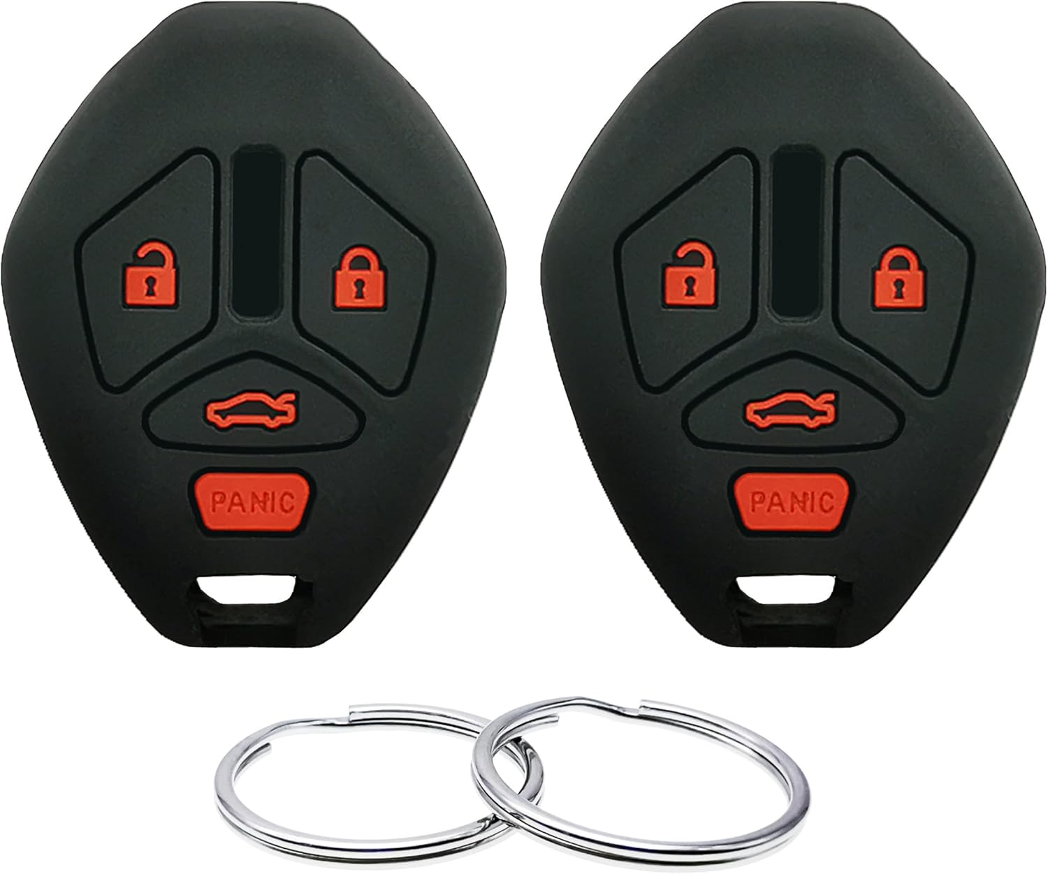REPROTECTING Silicone Rubber Key Fob Cover Compatible with 2006-2013 ...
