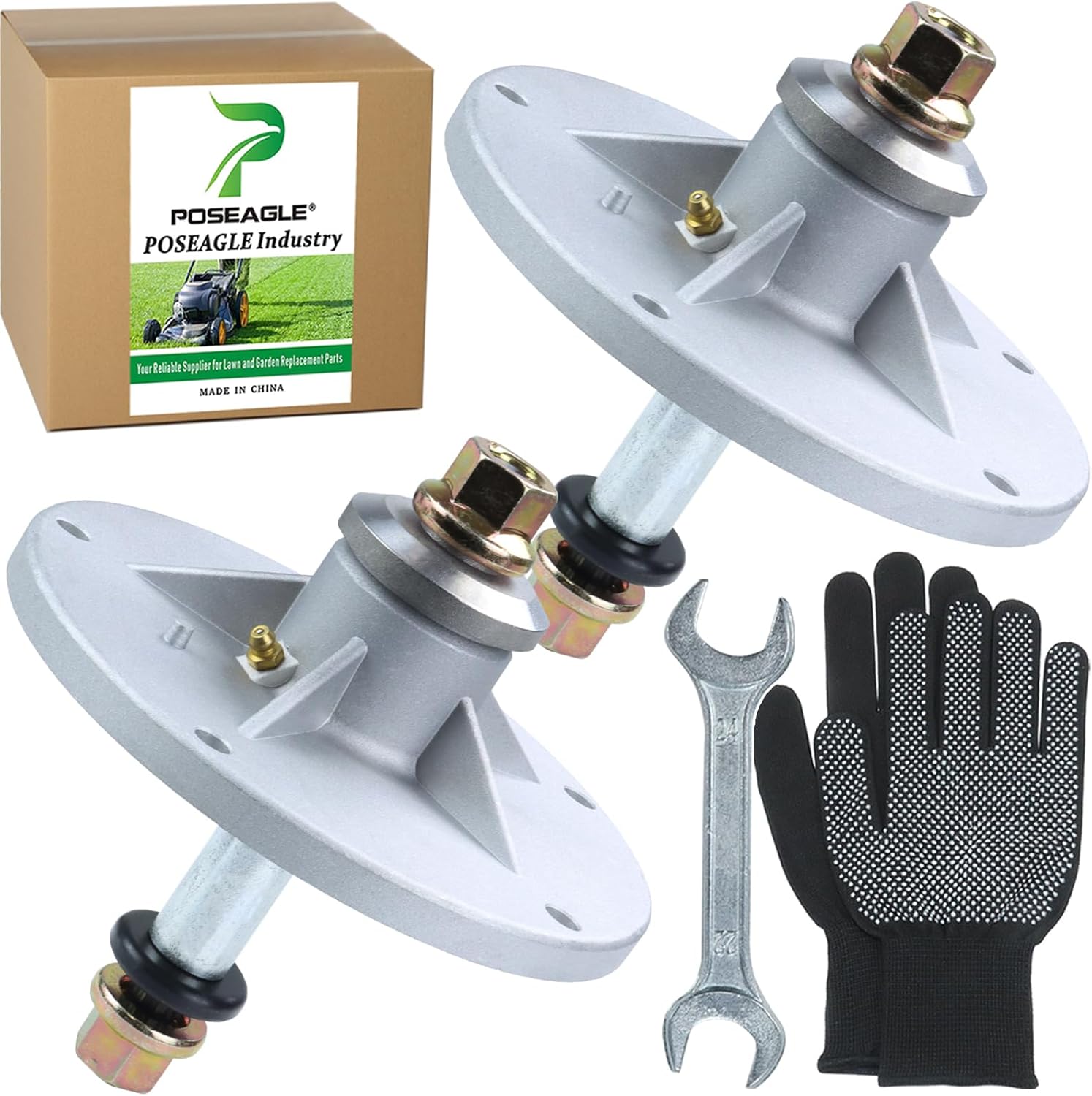 Amazon.com : POSEAGLE 2 Pack Pre-Greased 1001046 Spindle Assembly ...