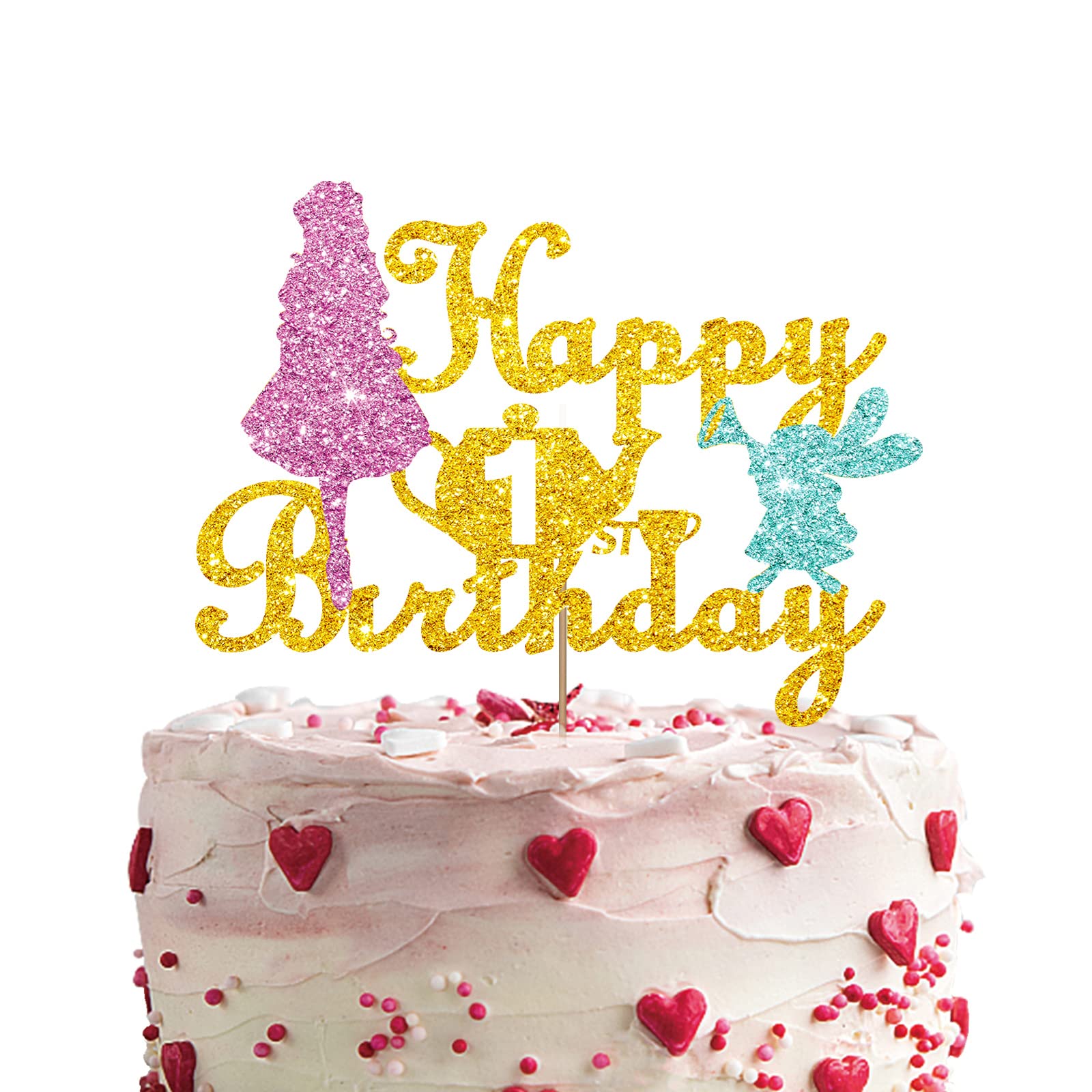 Buy Alice Happy 1st Birthday Cake Topper, Alice in Wonderland Cake ...