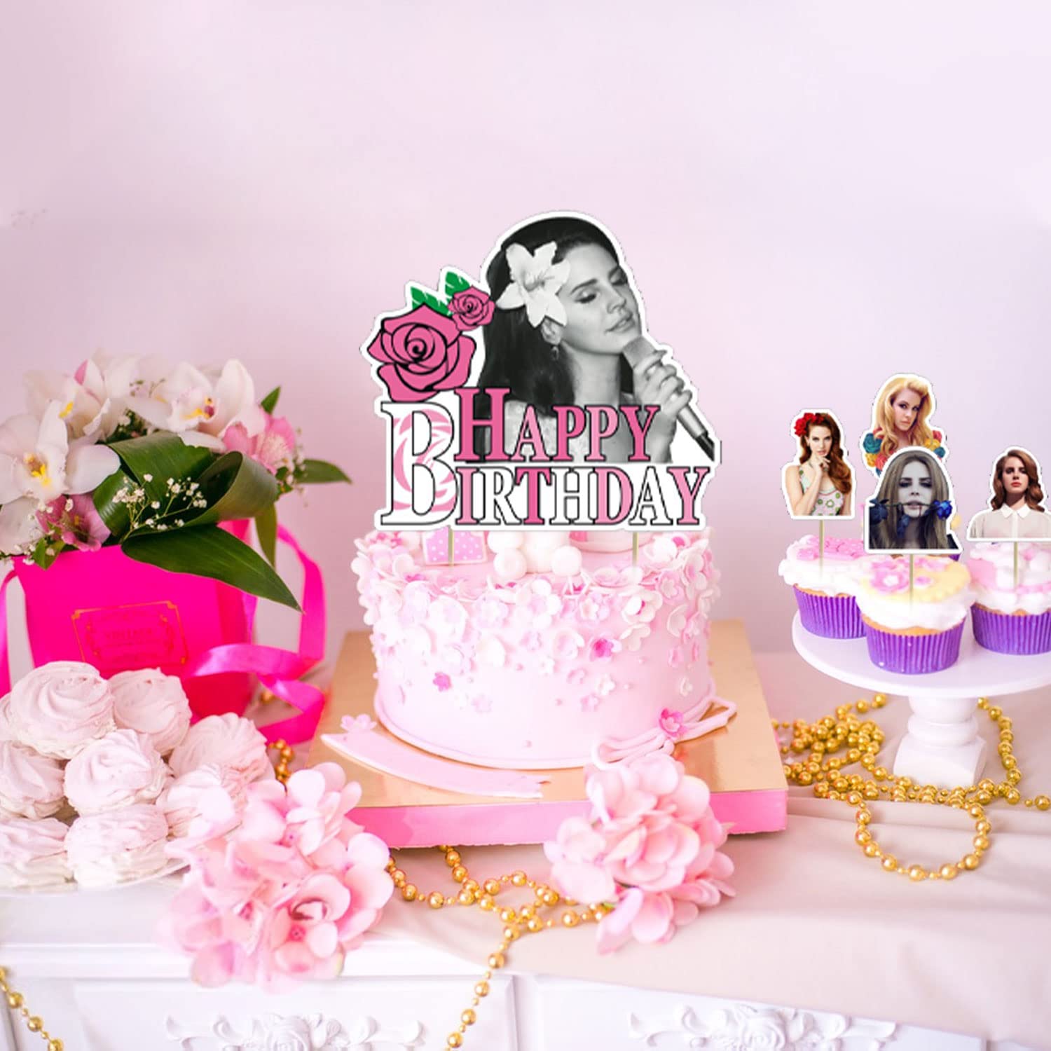 Snapklik.com : Lana Theme Party Supplies,Del Rey Birthday Party ...