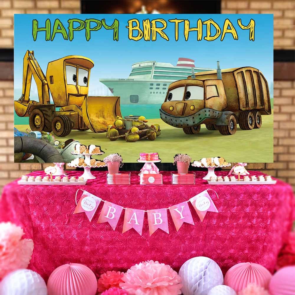 Snapklik.com : The Stinky & Dirty Backdrop For Birthday Baby Shower ...