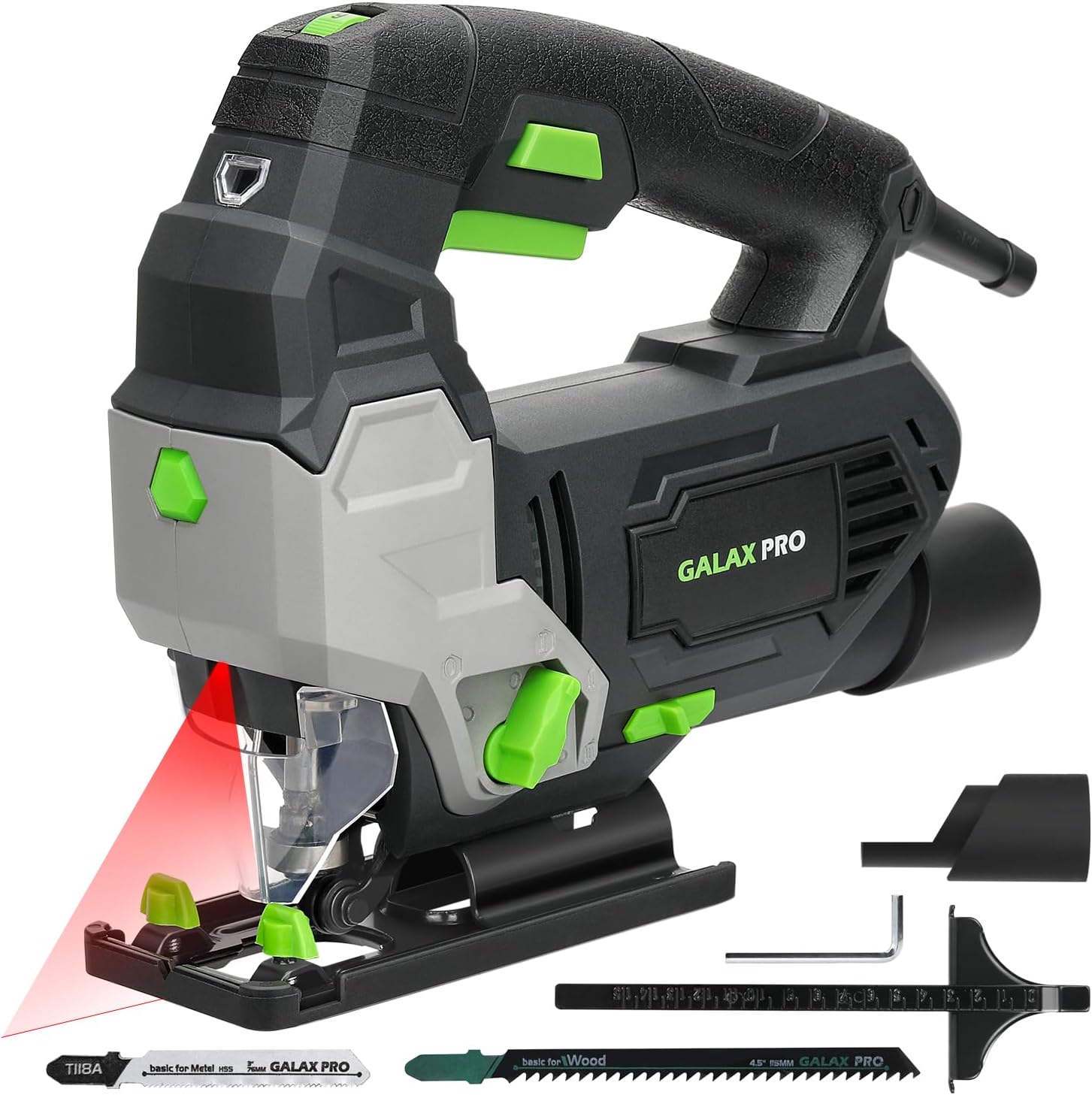 GALAX PRO Jigsaw, 800W 3000 SPM Jig Saw Tool, Max ±45° Bevel Cutting ...