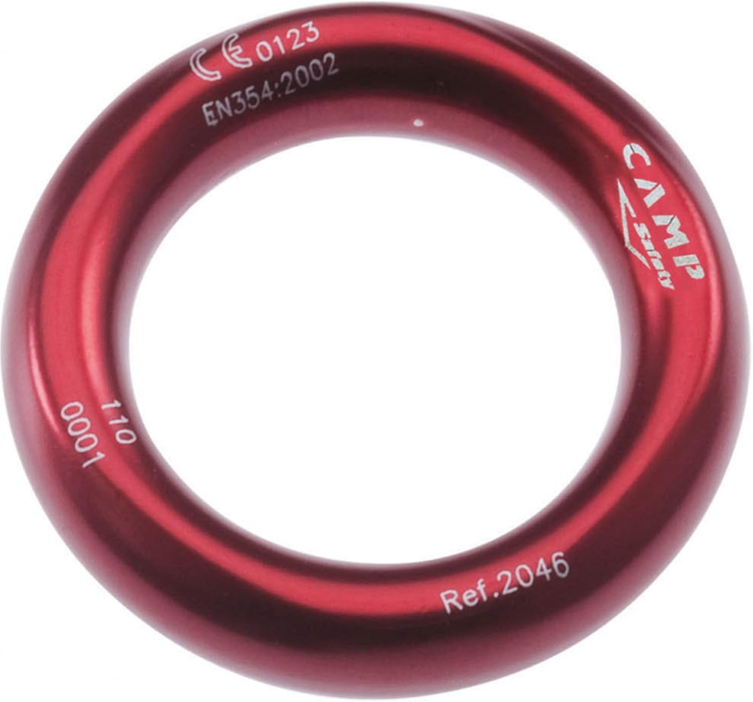 Amazon.com : CAMP Aluminum Rappel Ring - 34mm - Red : Sports & Outdoors