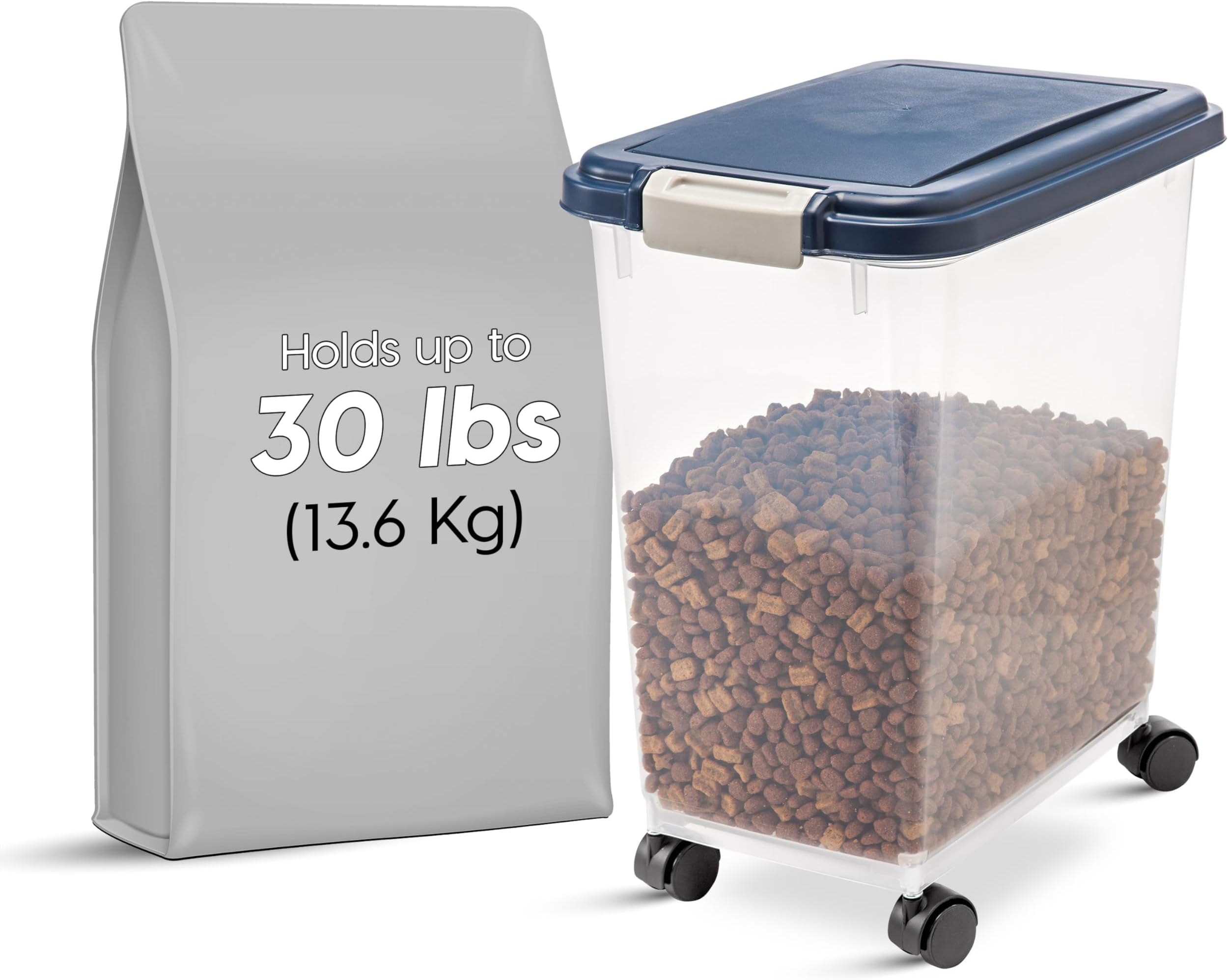 Amazon.com: Burgon & Ball Bird Food Feed Storage Container Tin Stone ...